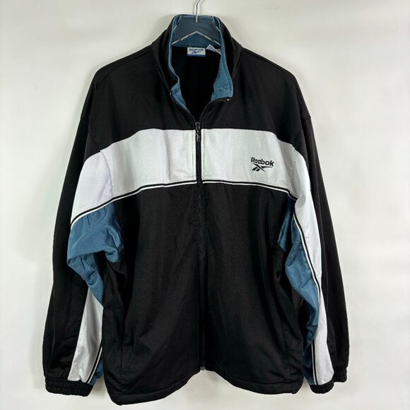 Reebok | Jackets & Coats | Vintage Reebok Track Jacket Xl Full Zip ...